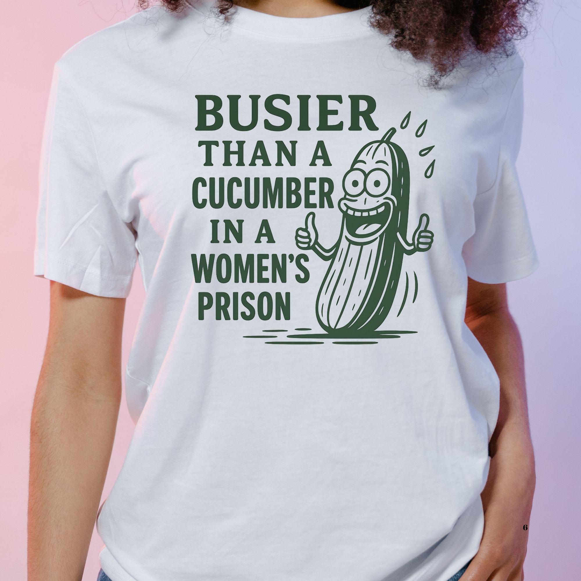 Funny Cucumber Prison Joke Graphic: Retro Humor SVG PNG JPG - Etsy