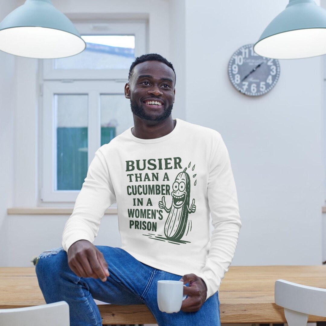 Funny Cucumber Prison Joke Graphic: Retro Humor SVG PNG JPG - Etsy