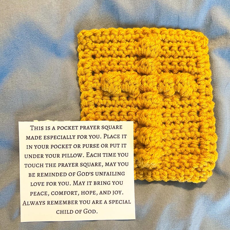 Pocket Prayer Square - Etsy