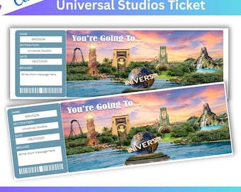 Surprise Universal Studios Ticket, Epic Universe Ticket, Surprise ...