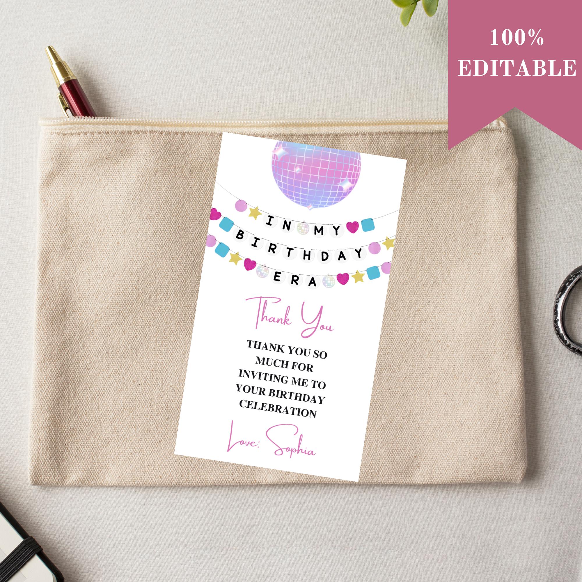 Trendy Birthday Party Invitation: Editable Digital Invite (5x7 ...