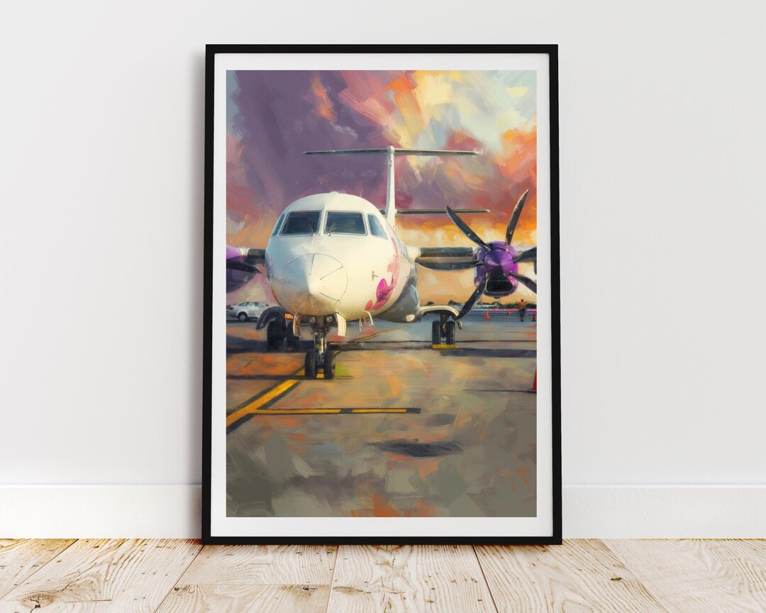 Caribbean Wall Art | Afro-caribbean Print | Golden Hour Tarmac Scene ...