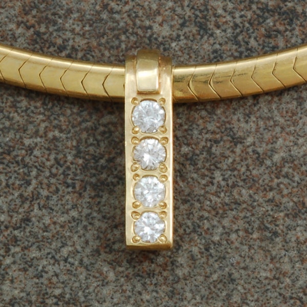 Omega Slide Pendant - Etsy