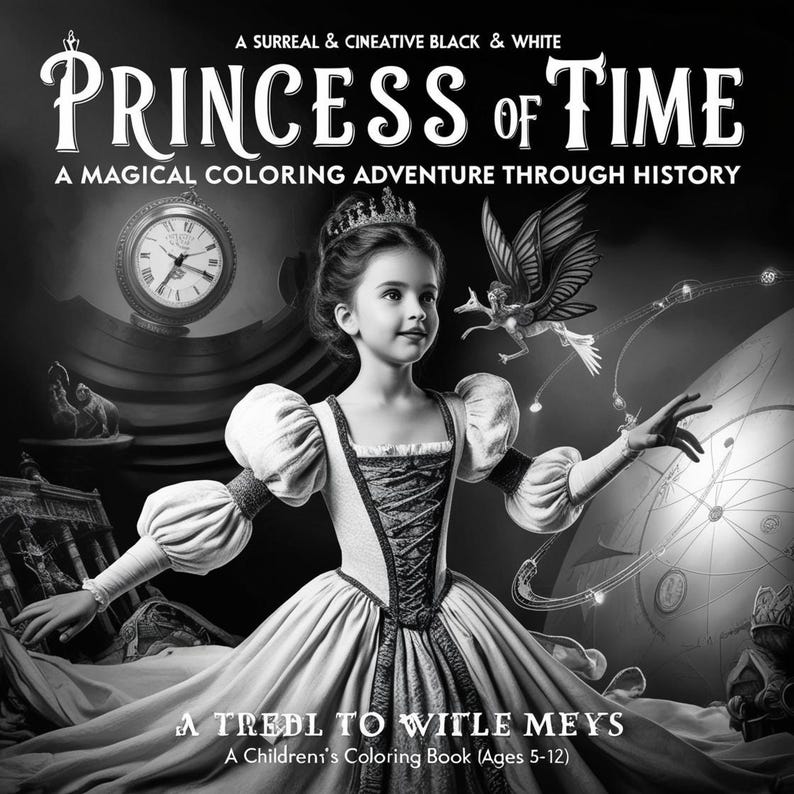 Princess of Time: A Magical Coloring Adventure Through History.fun and ...
