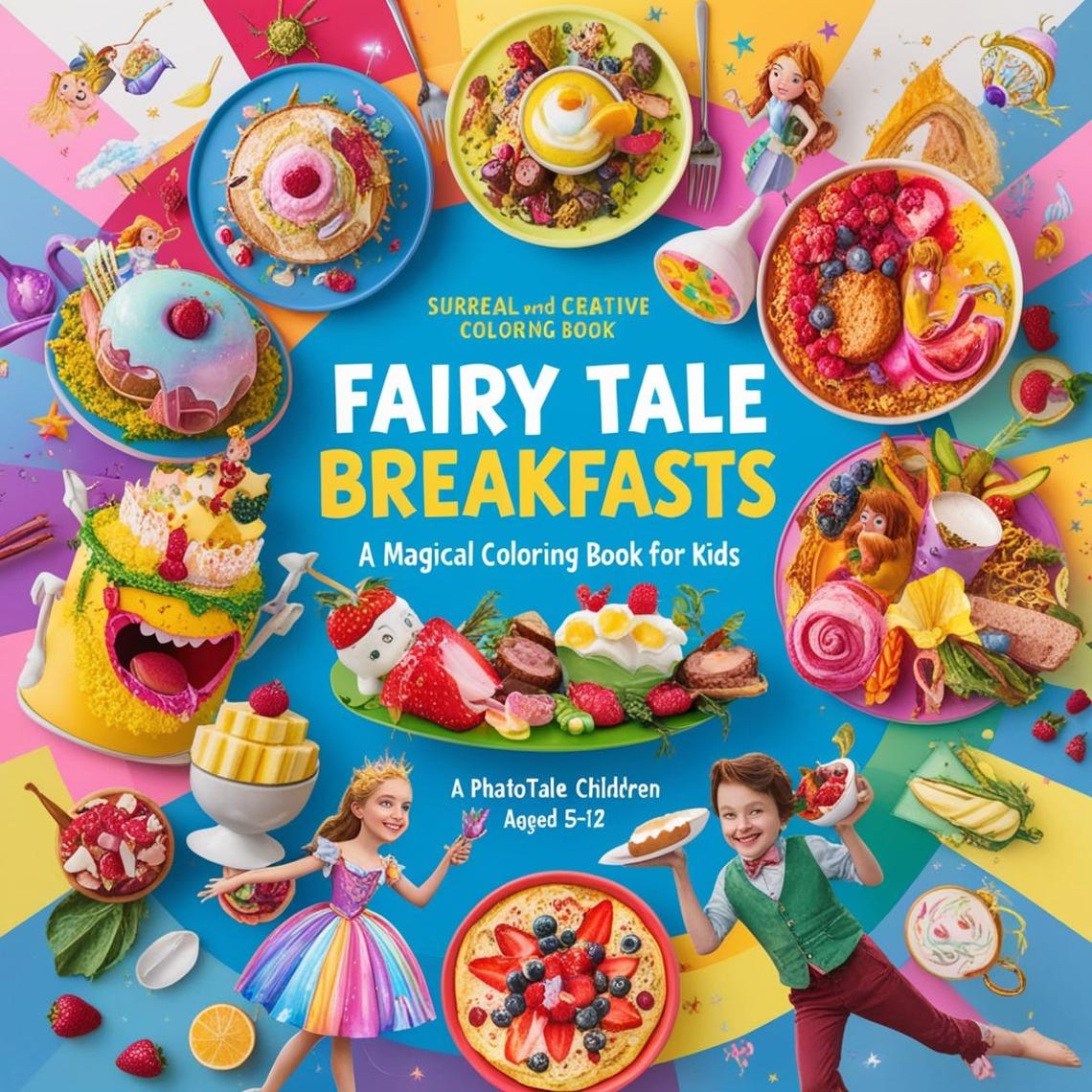 Fairy Tale Breakfasts: A Magical Coloring Book for Kids. Fun and ...