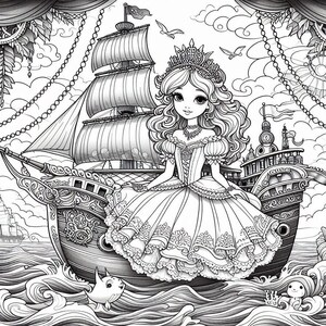 Princess of Time: A Magical Coloring Adventure Through History.fun and ...