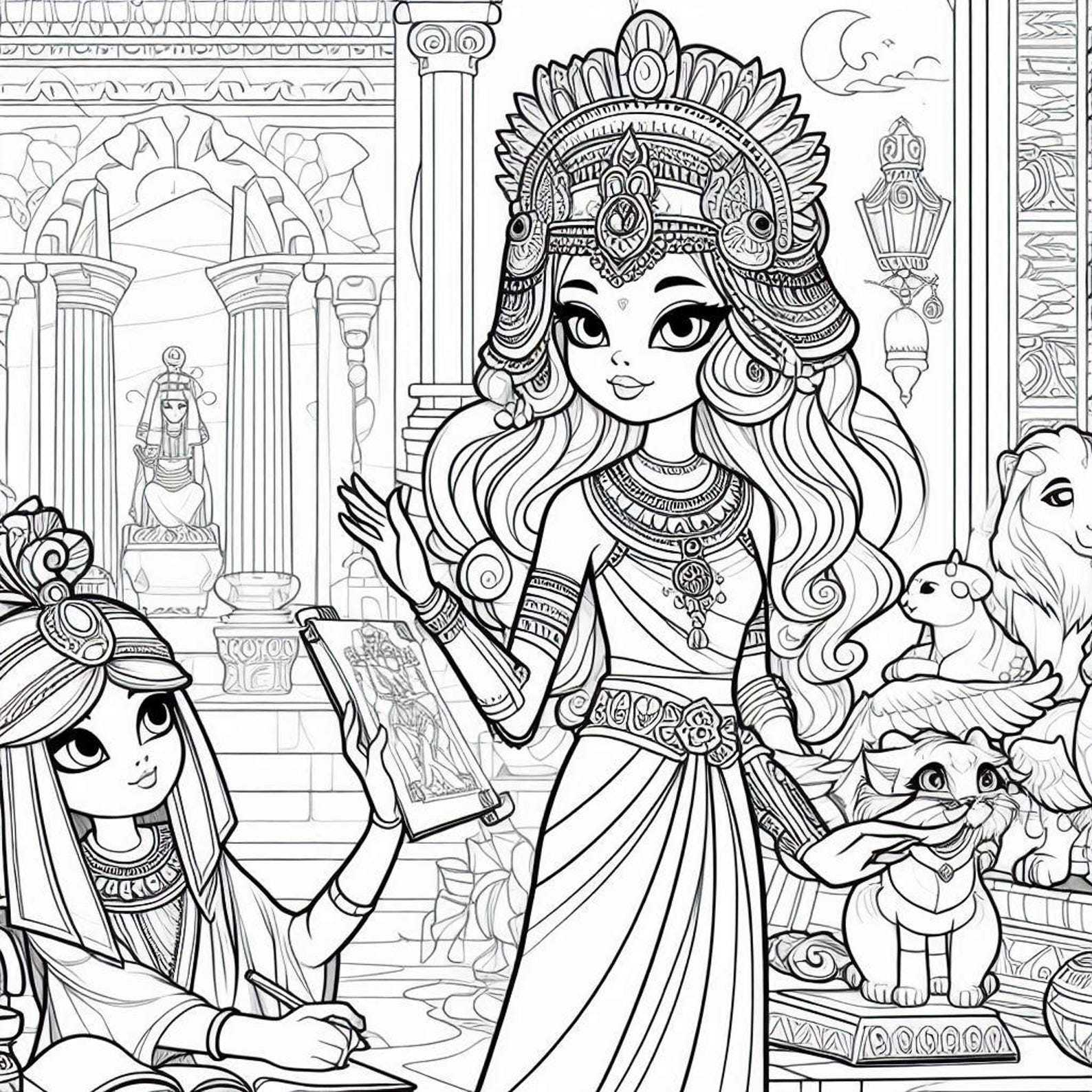 Princess of Time: A Magical Coloring Adventure Through History.fun and ...