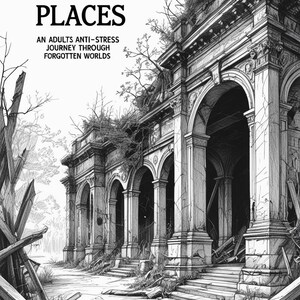 Abandoned Places: A Coloring Journey Through Forgotten Worlds - Etsy