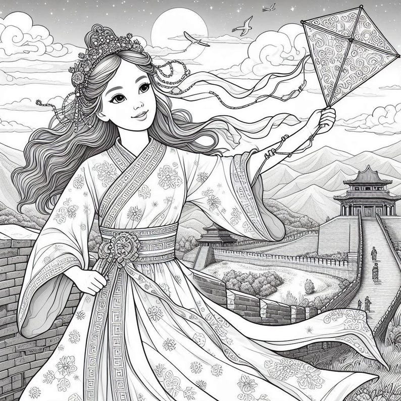 Princess of Time: A Magical Coloring Adventure Through History.fun and ...