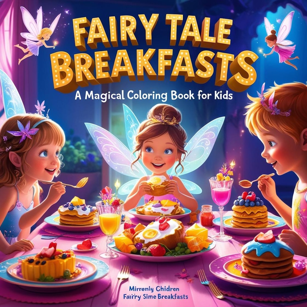 Fairy Tale Breakfasts: A Magical Coloring Book for Kids. Fun and Whimsical Breakfast-themed ...