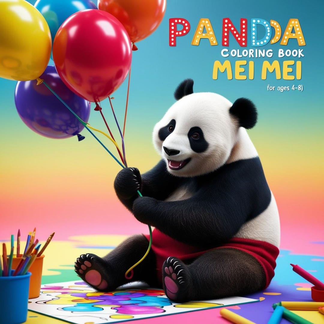Adorable Panda Coloring Pages for Girls and Boys Ages 4–10 | Fun and ...