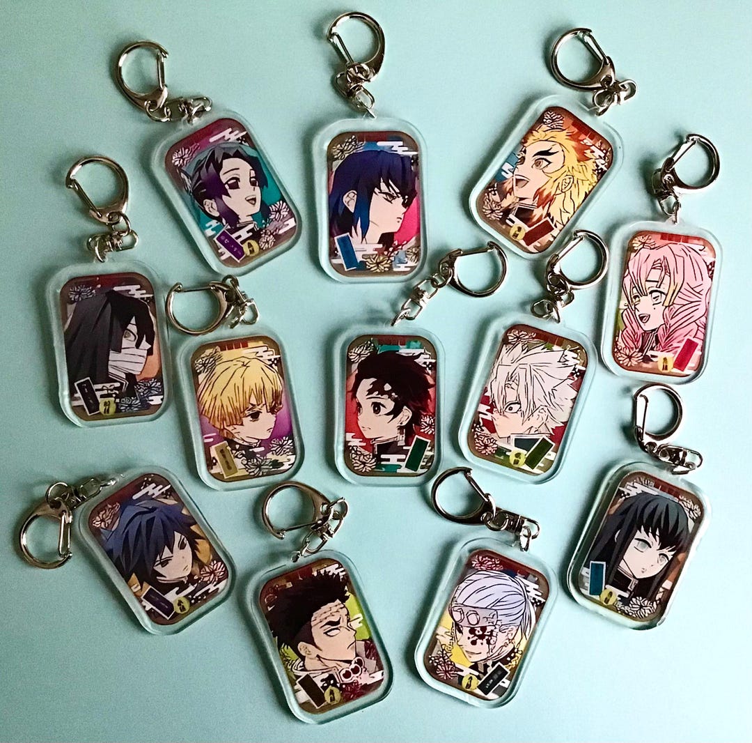 Unique Anime Characters Keychains - Etsy