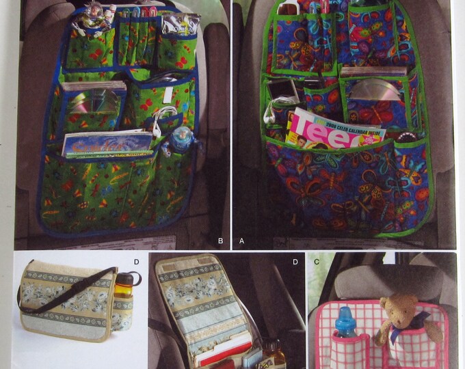 Car Organizers Pattern 4 Styles Over the Seat Storage Travel - Etsy