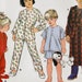 Little Girls Nightgown, Pajamas and Robe Pattern Size 3 Vintage 70s ...