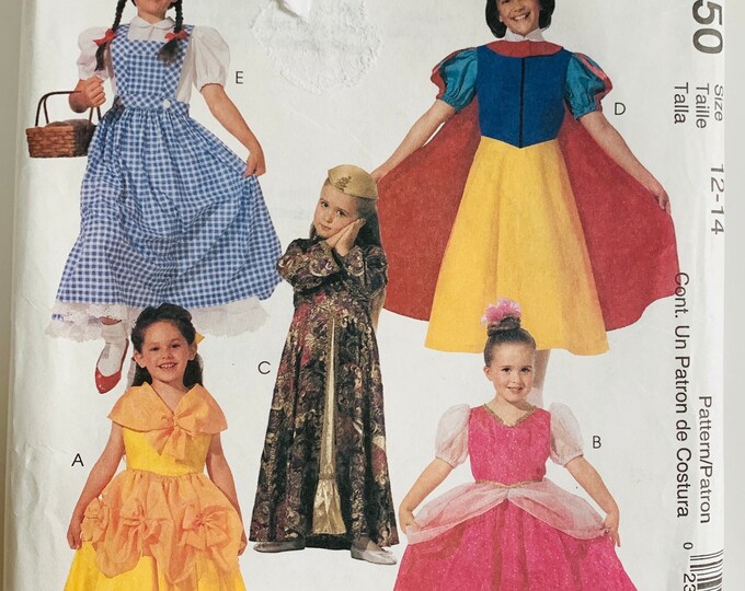 Girls Storybook Costumes Snow White, Cinderella, Wizard of Oz Dorothy ...