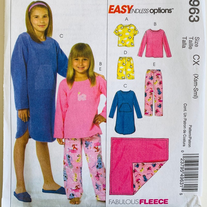 Girls Pajama Pattern - Etsy