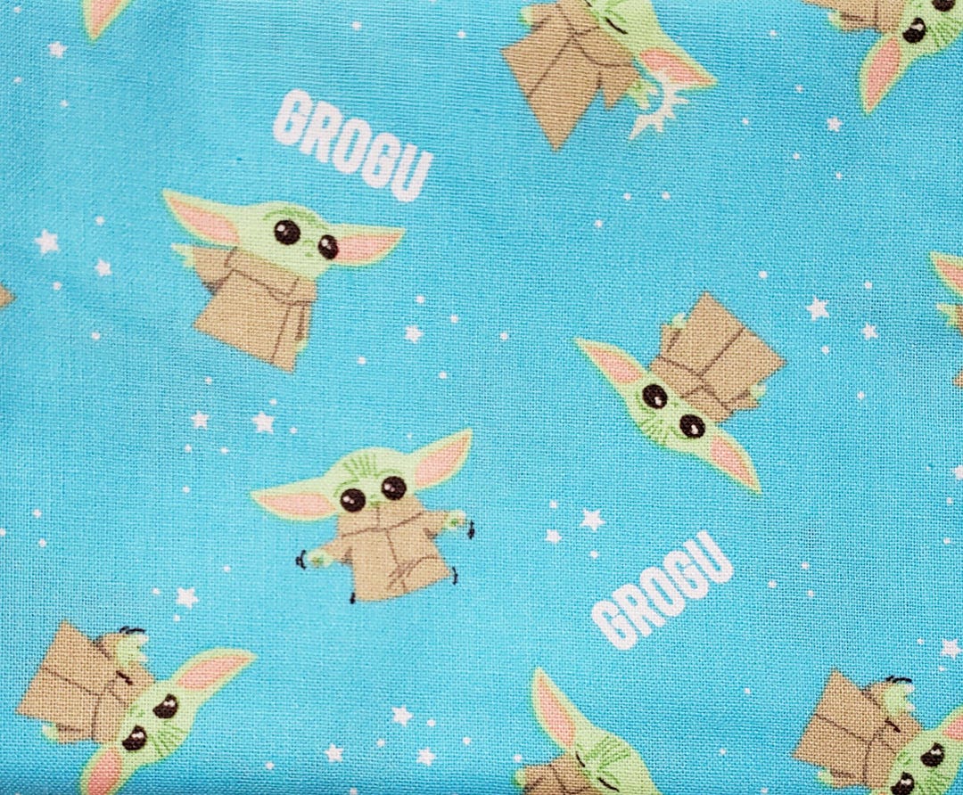 The Mandalorian Grogu Fat Quarter Baby Yoda Star Wars Camelot Fabrics ...