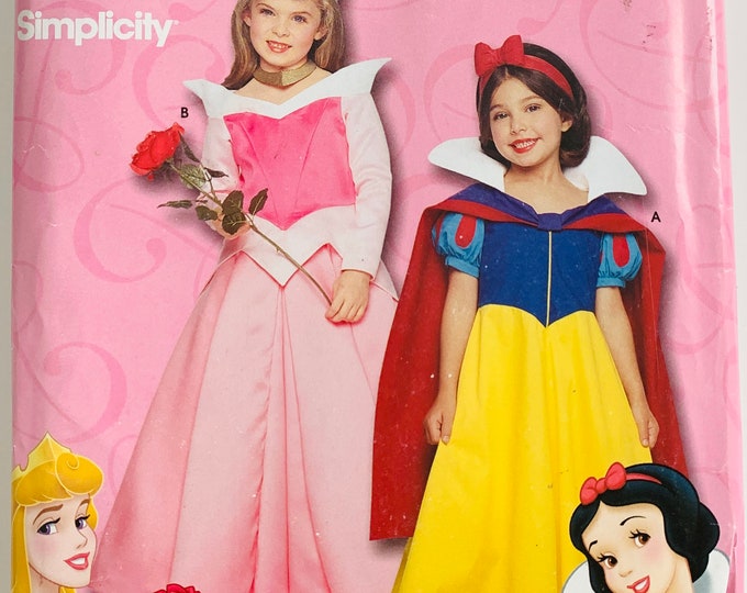 Childs and Girls Disney Princess Costume Pattern Snow White Sleeping ...