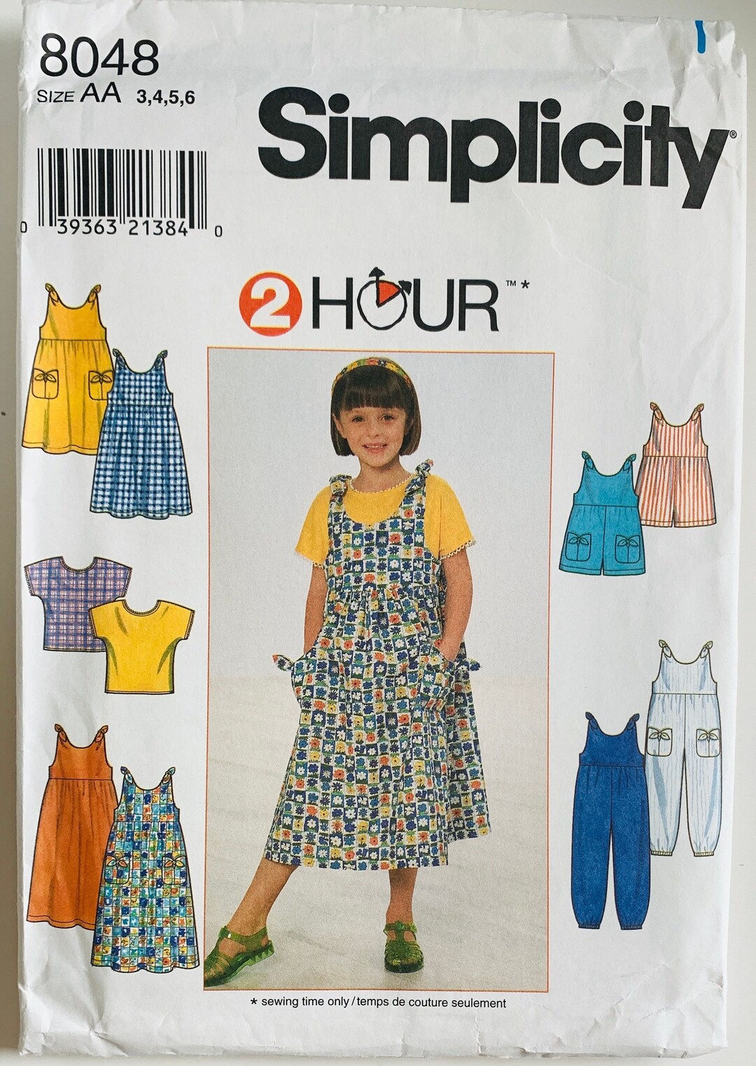 2 Hour Little Girls Top, Sleeveless Dress or Jumper and Sleeveless ...