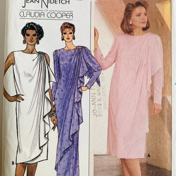 Draped Dress Pattern - Etsy