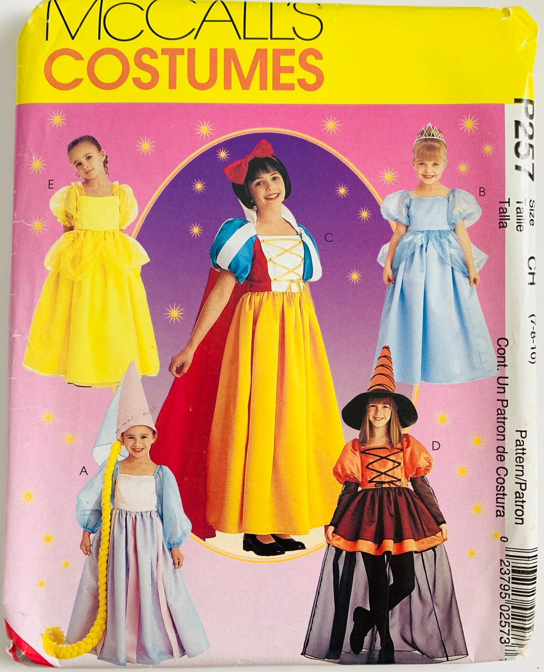 Girls Princess Costumes Pattern Dress up Play Rapunzel - Etsy
