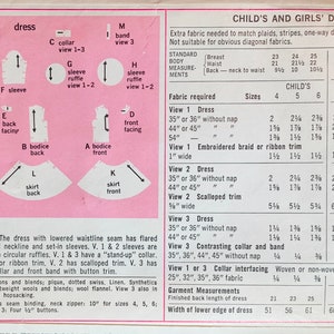 60s Girls Size 10 Dress Pattern Lowered Waistline Seam, Flared Skirt ...