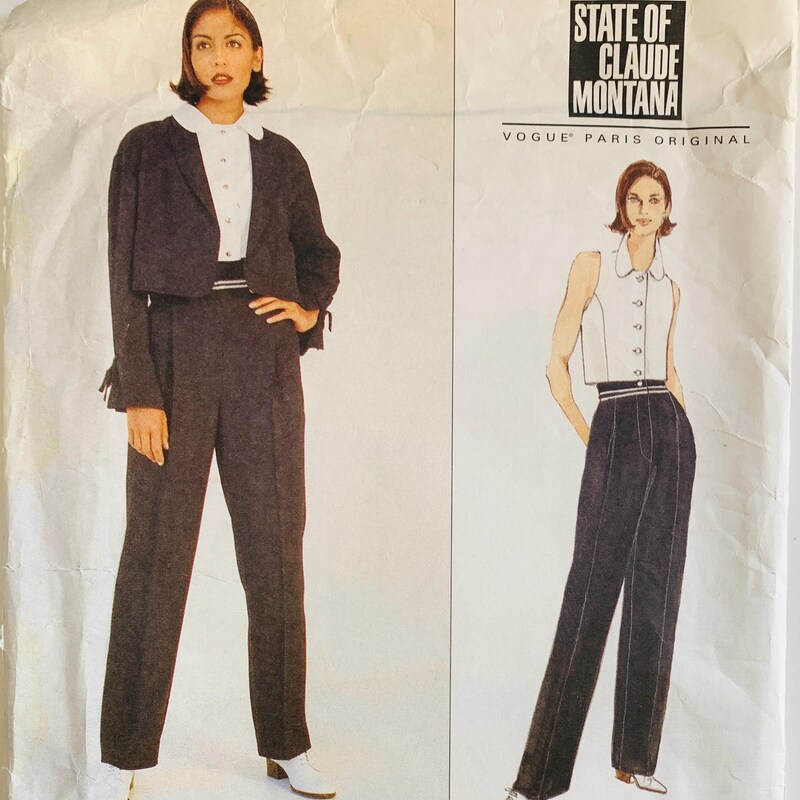 Vogue Claude Montana Patterns - Etsy