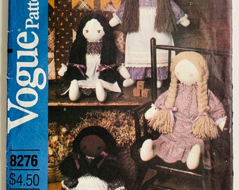 Vintage Rag Doll - Etsy