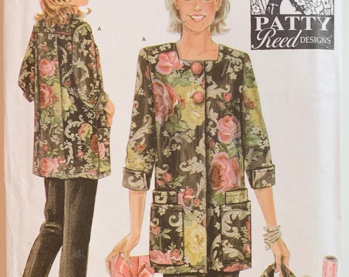 Misses Hobby Coat, Pants and Bag Sewing Pattern Sizes XS S M Patty Reed ...