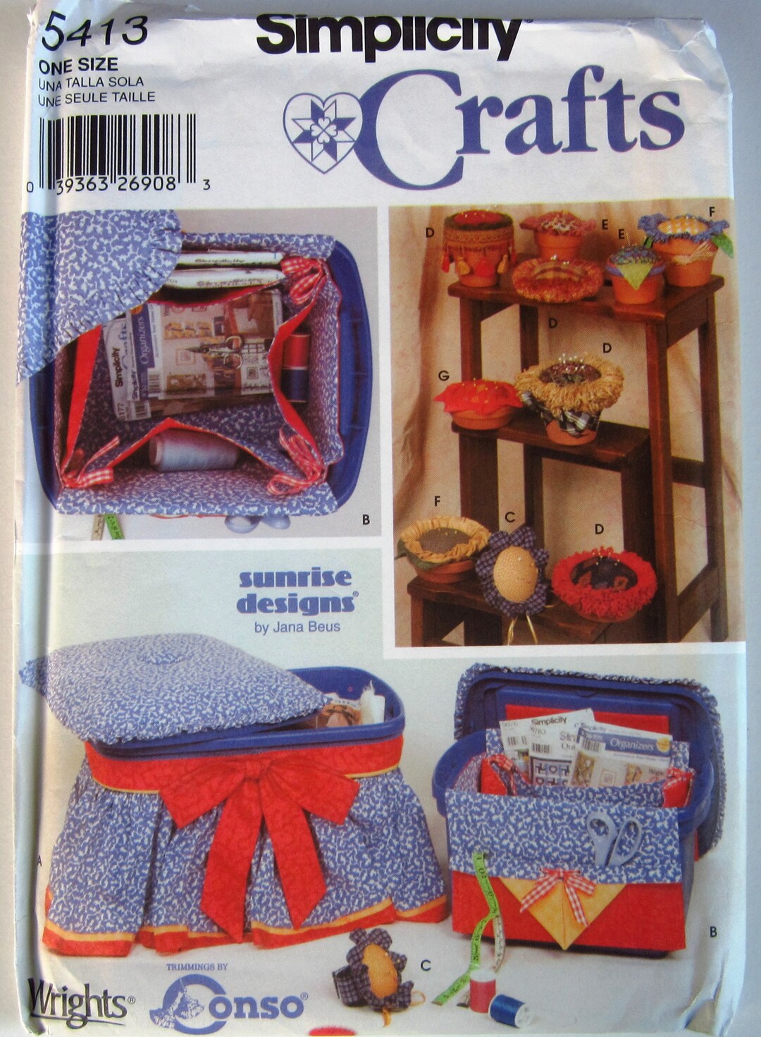 Sewing Accessories Pattern Storage Container 2 Styles, Wrist Pin ...