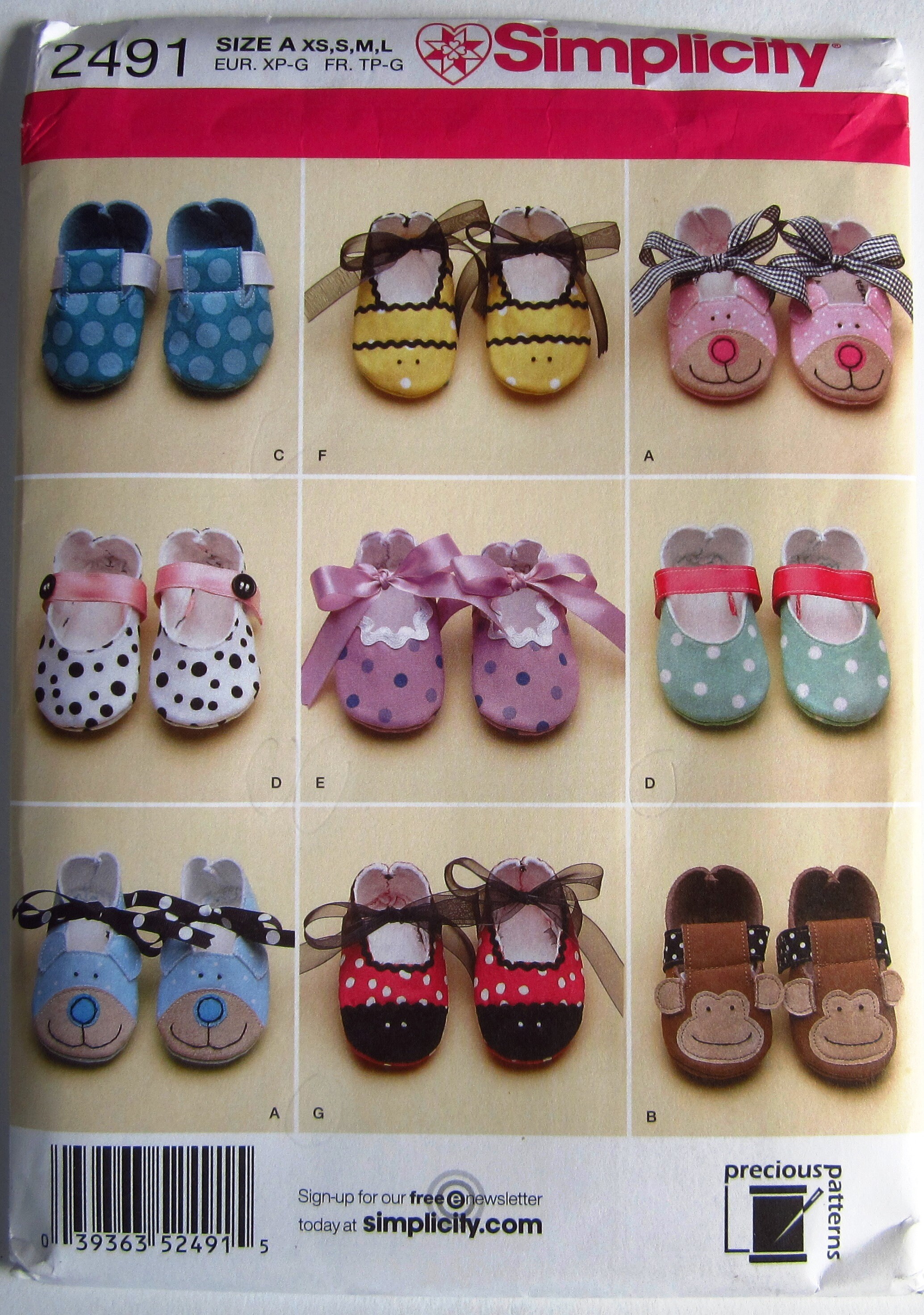 Baby Shoes Pattern 9 Styles Boys Girls Sizes XS S M L - Etsy
