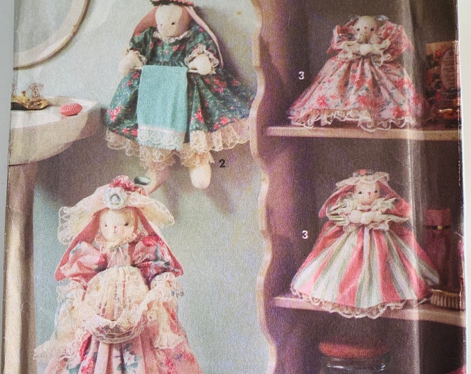 Bathroom Bunnies Pattern Plunger Cover Toilet Tissue Cover Towel Holder ...