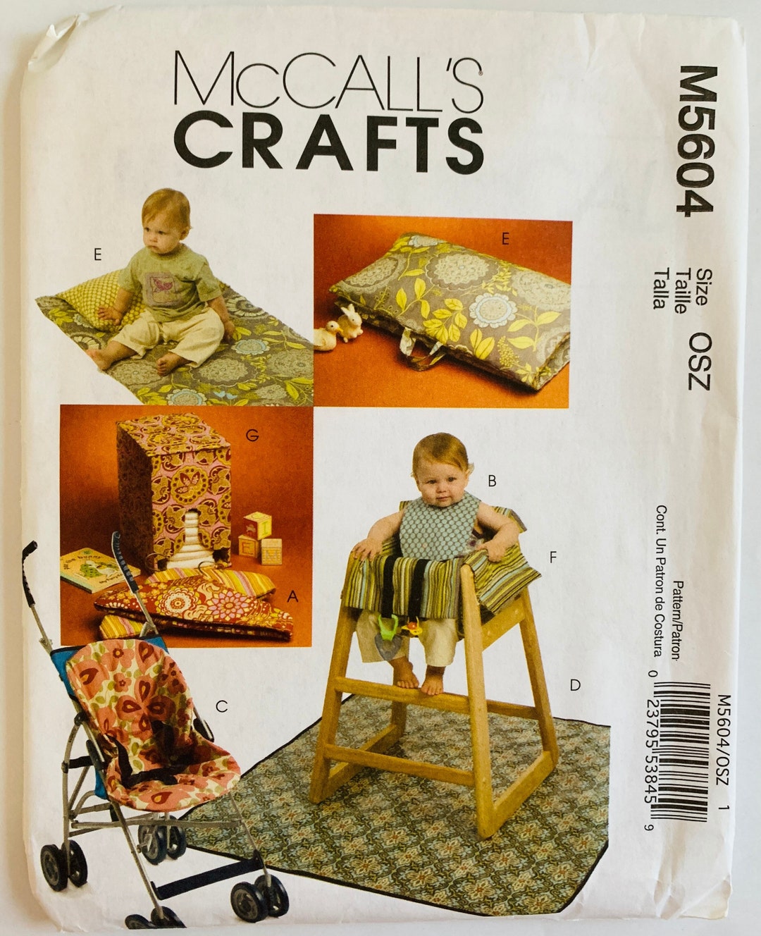 Restaurant High Chair Cover Pattern, Mess Mat, Nap Mat, Baby Hanger ...