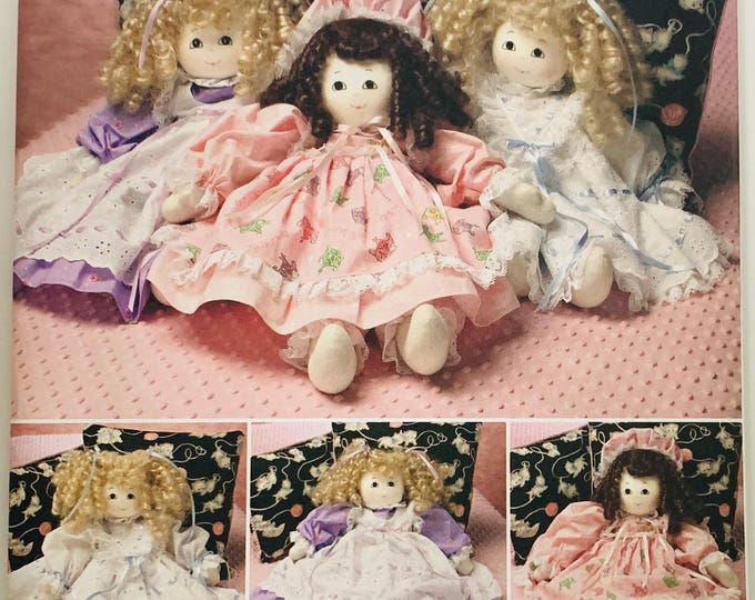 21 Inch Stuffed Doll and Clothes Faith Van Zanten Simplicity Pattern ...