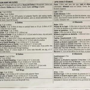 Stuffed Decorative 18 Inch Angel Bunnies Pattern and Clothes Faith Van ...