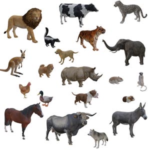 110 High-quality 3D STL Animal Files - Digital Download for CNC, Laser ...