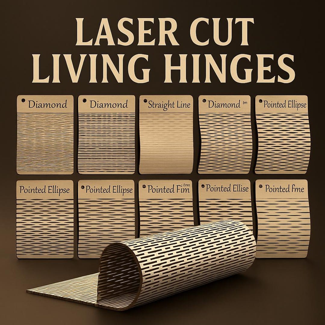 Flexible Living Hinge Laser Cut File | 3mm 3.2mm 4mm | Svg Dxf Ai Eps ...