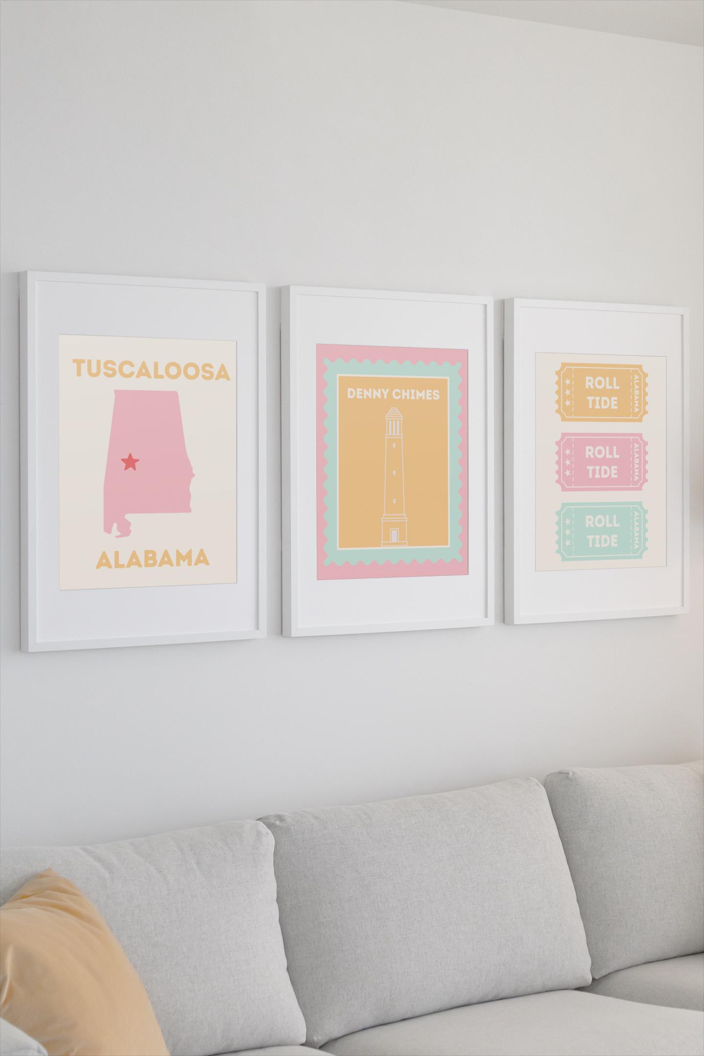 Customizable College Theme Posters Digital College Merch Personalize to ...
