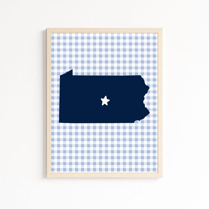 Penn State PSU Digital Poster Set PSU Dorm Wall Art Back to School ...