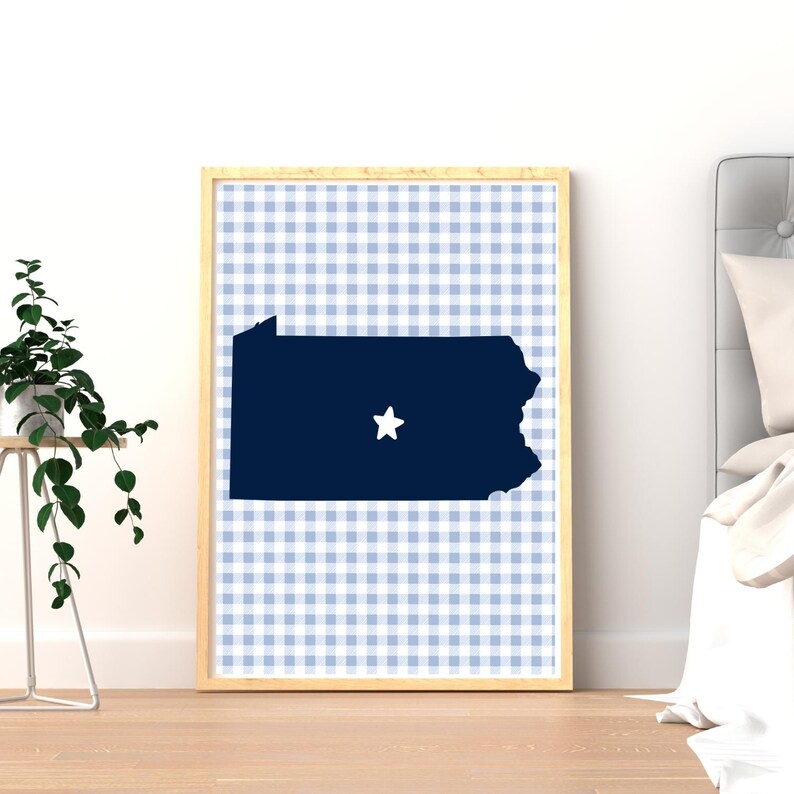 Penn State PSU Digital Poster Set PSU Dorm Wall Art Back to School ...
