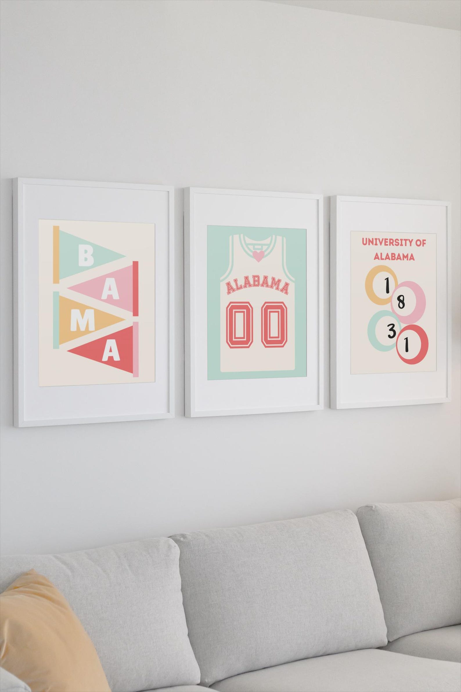 Customizable College Theme Posters Digital College Merch Personalize to ...