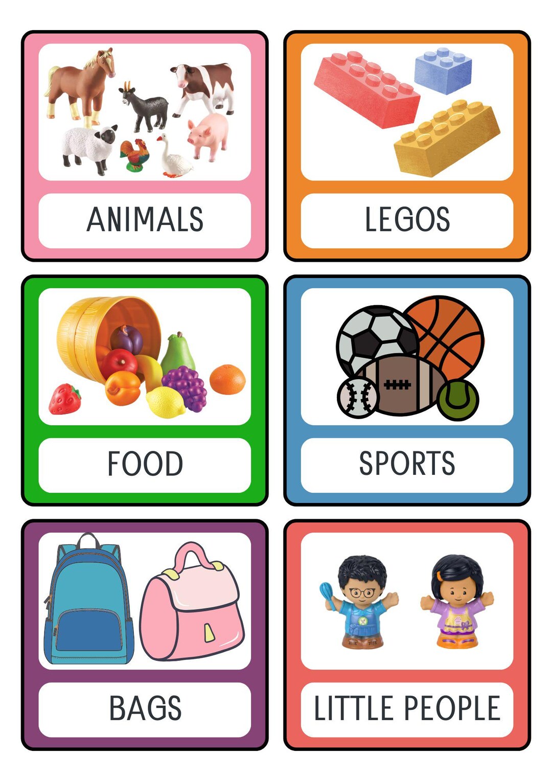 Toy Organization Labels - Etsy