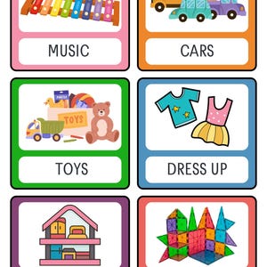 Toy Organization Labels - Etsy