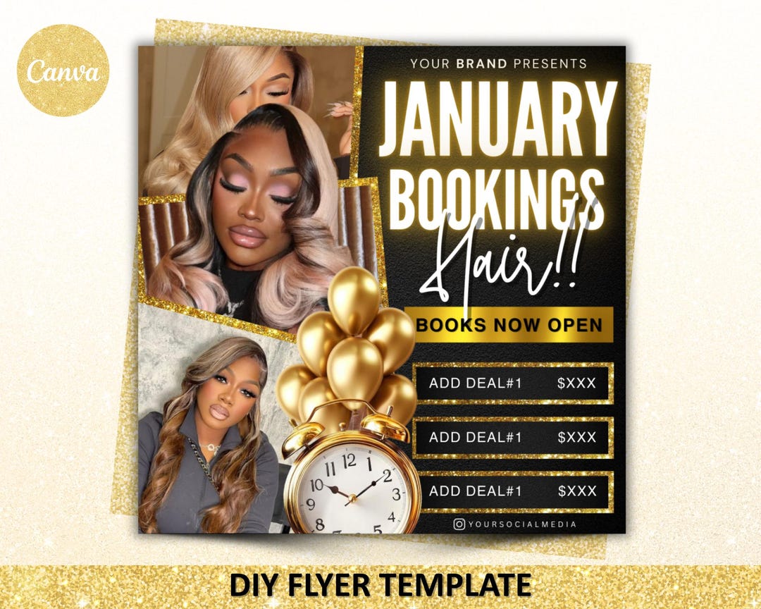 January Hair Special Flyer, Hair Flyer, Hair Stylist, January Hair ...
