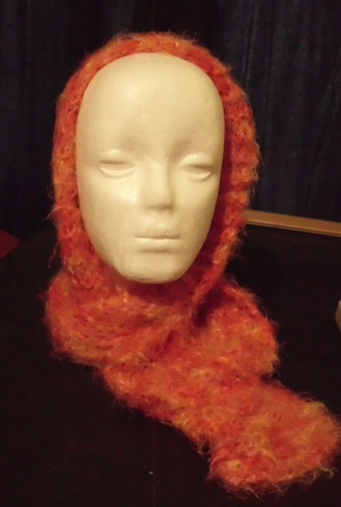 Handmade Knit Winter Scarf Very Light, Fluffy and Warm - Etsy
