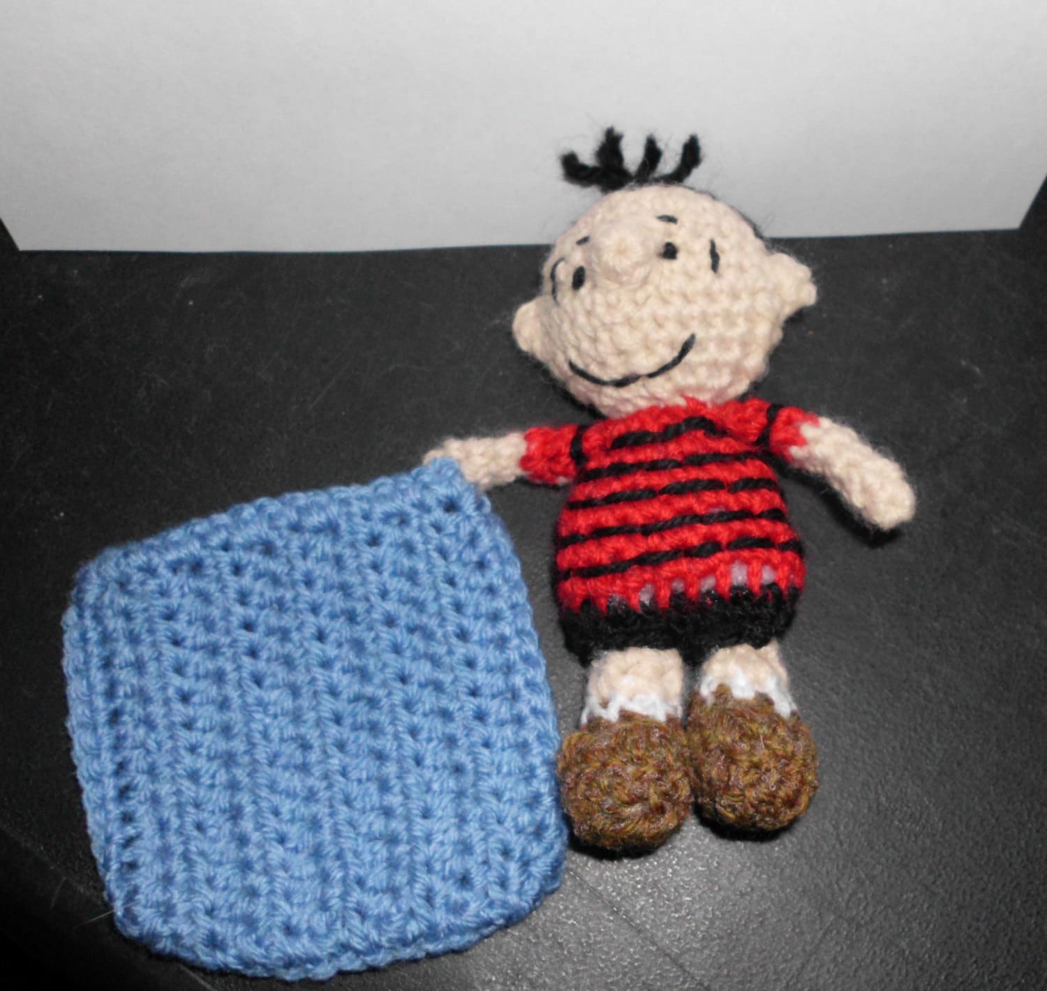 Handmade Crocheted Amigurumi Peanuts Linus 5" Tall by the Knitting ...