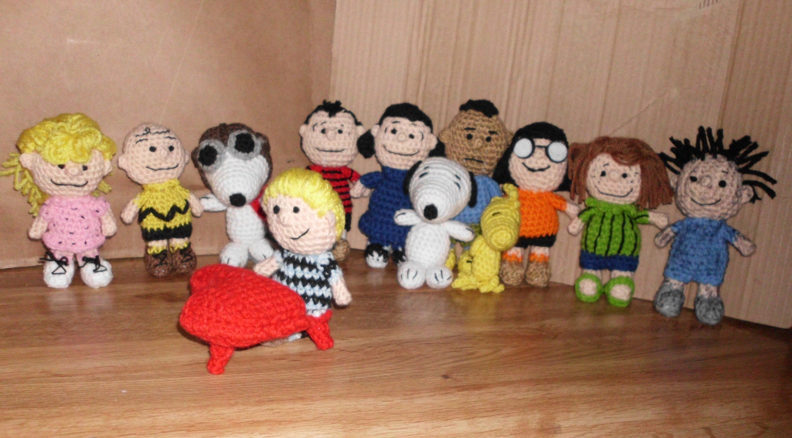 Handmade Crocheted Amigurumi Peanuts Complete Set of 12 Plus .. - Etsy