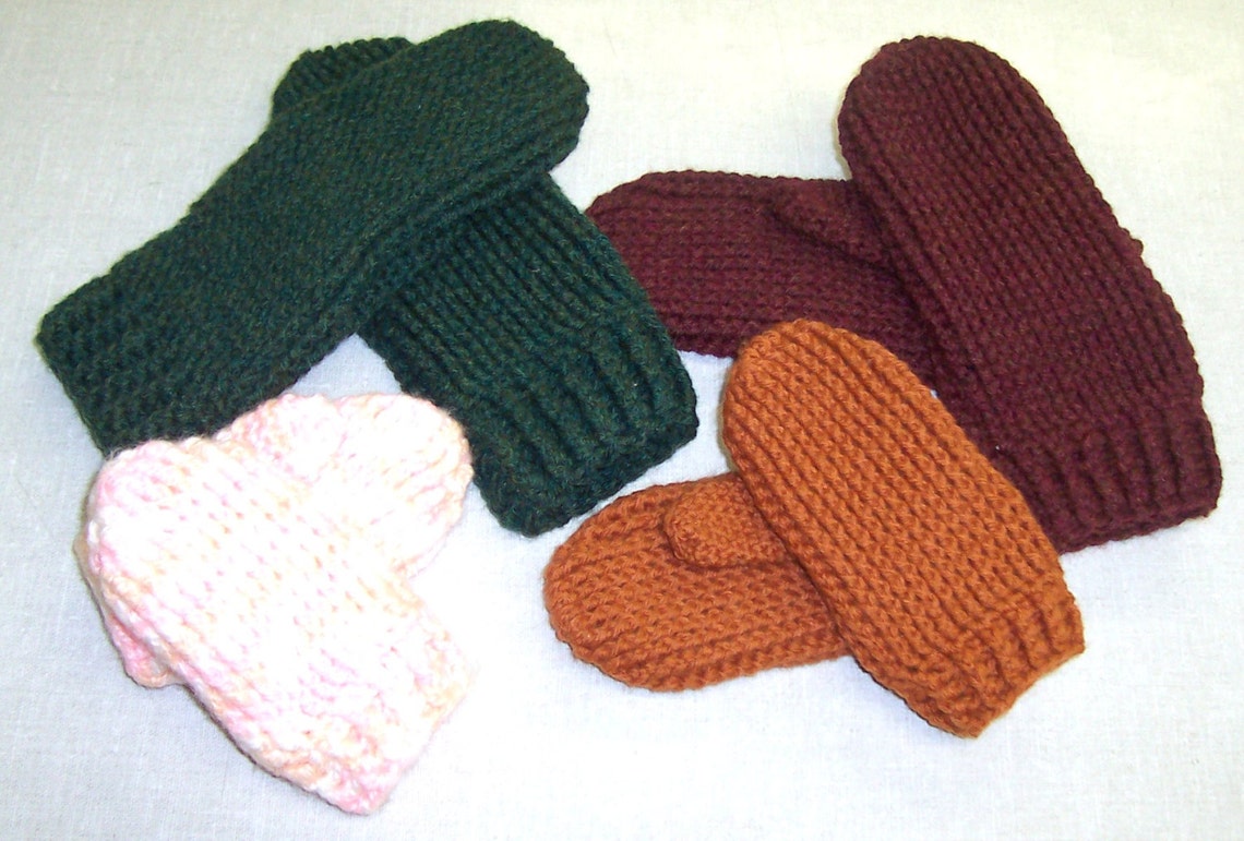 Crochet Mittens That Look Like They Were Knit. Mitten PATTERN - Etsy