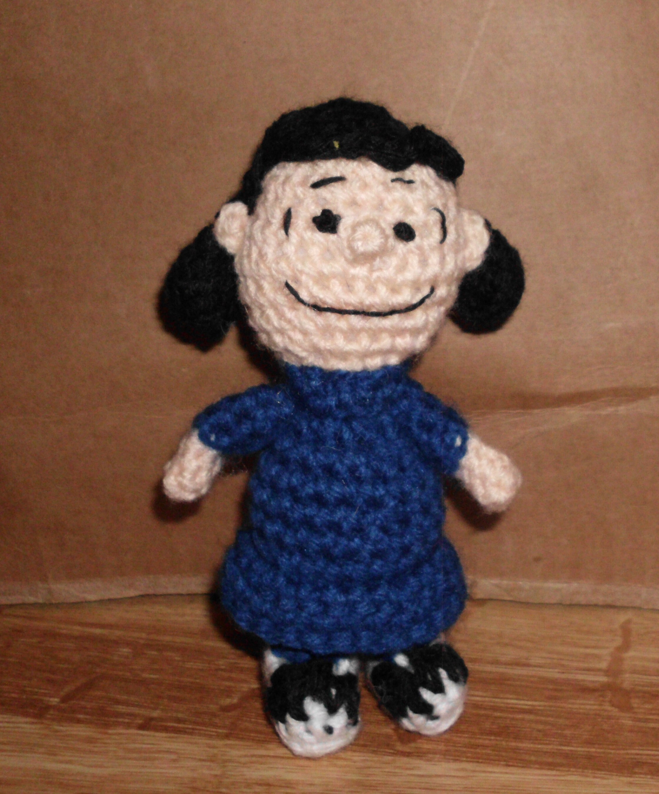 Handmade Crocheted Amigurumi Peanuts Lucy 5 Tall by the - Etsy