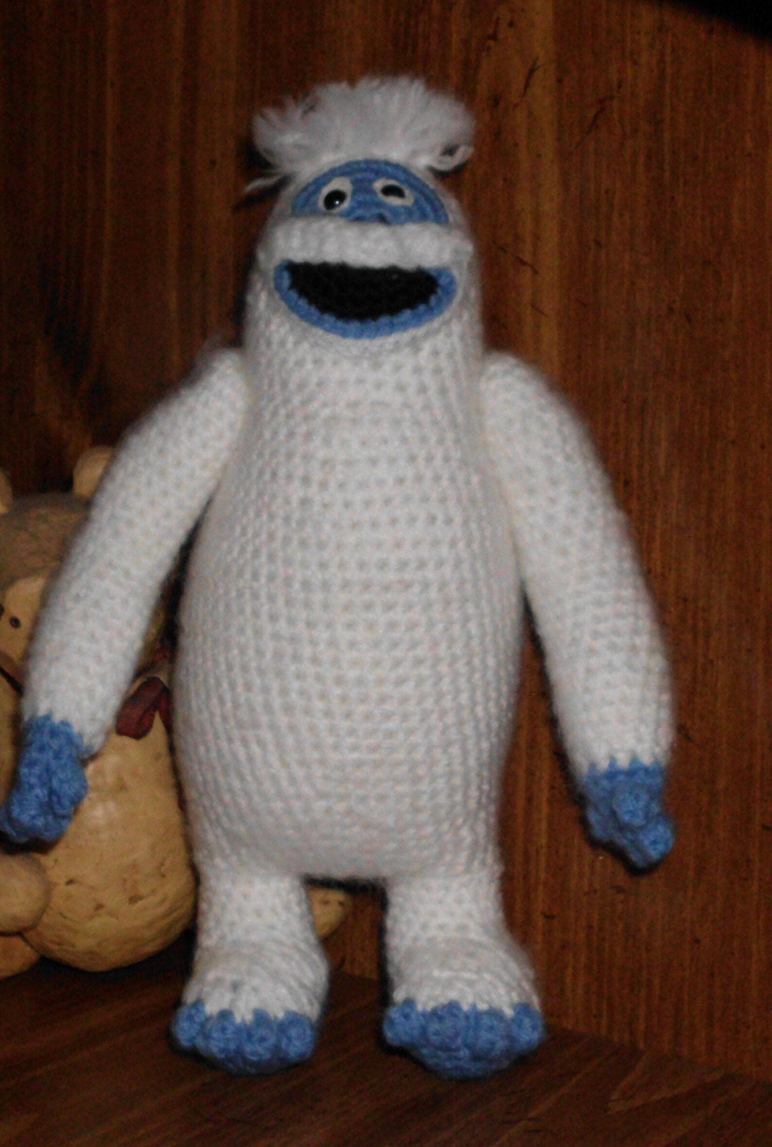 Handmade Crocheted Amigurumi Bumble From Rudolph the Red Nosed Reindeer ...